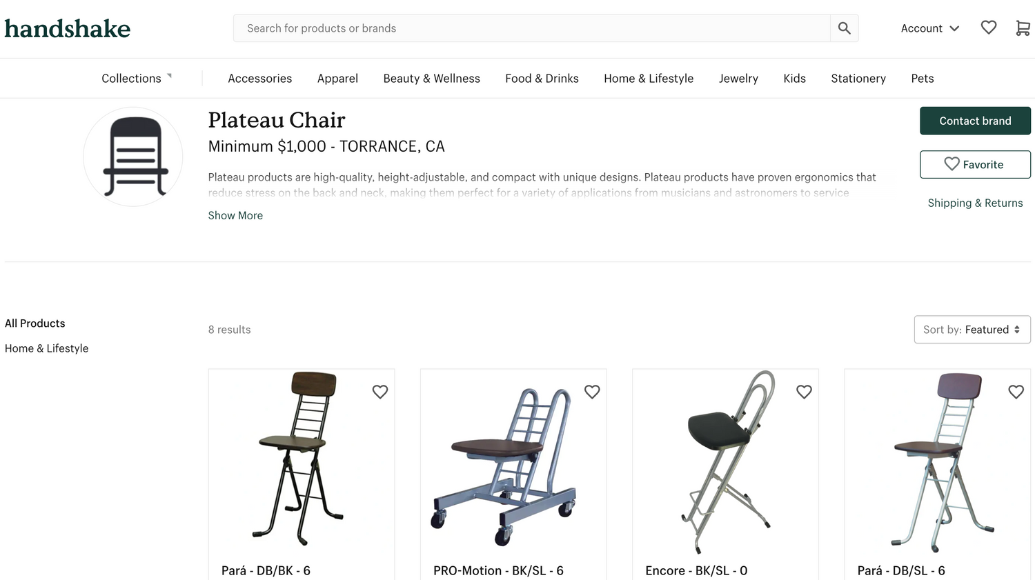 Wholesale Inquiries – Plateau Chair