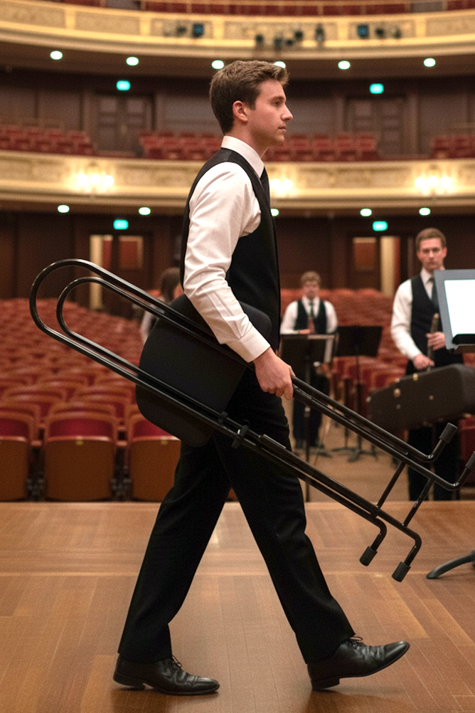 Musician Chair – Foldable, Adjustable Seating for Performers – Plateau ...