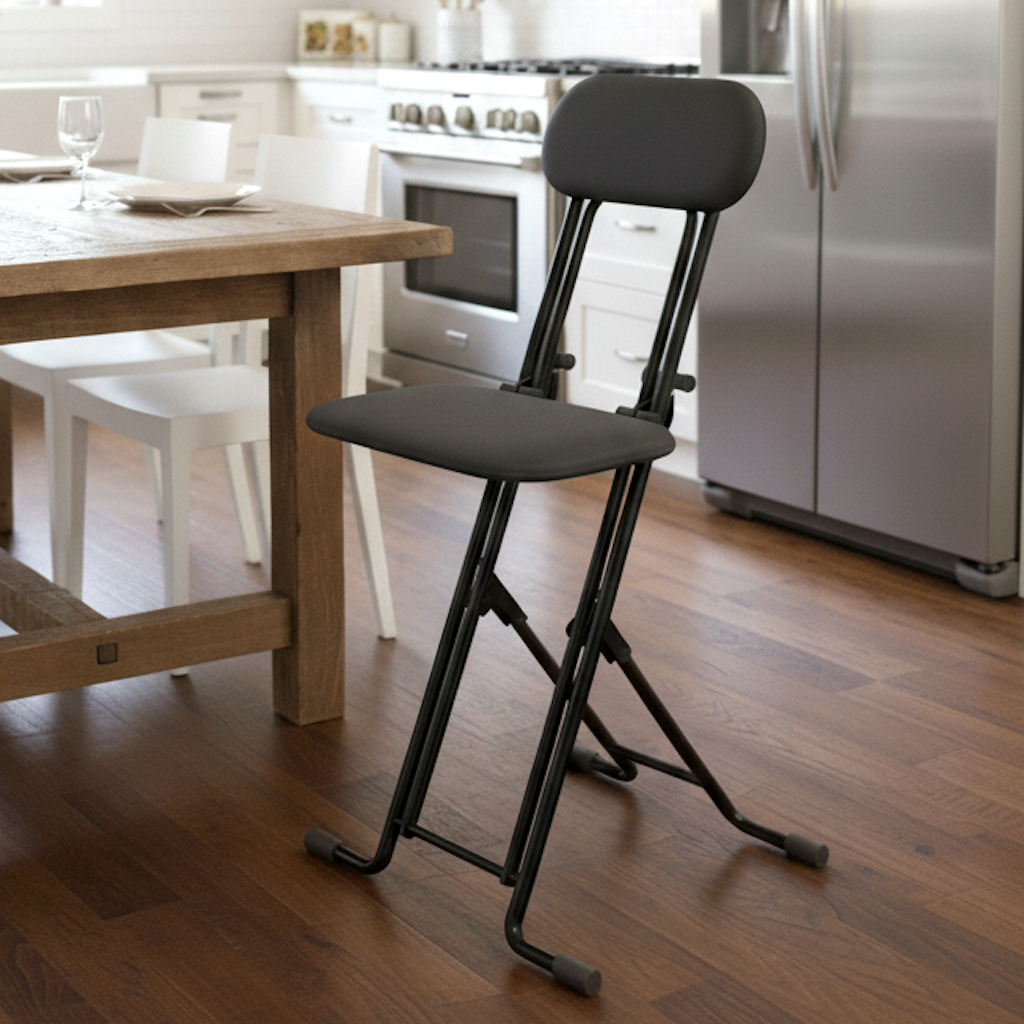 Terrace Black Edition Foldable Chair with Stepless Height Adjustment ...