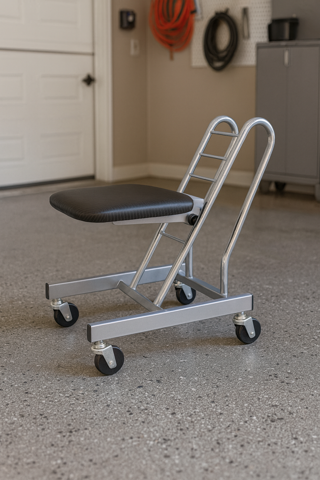 Adjustable Height Rolling Work Chair - PRO-Motion – Plateau Chair