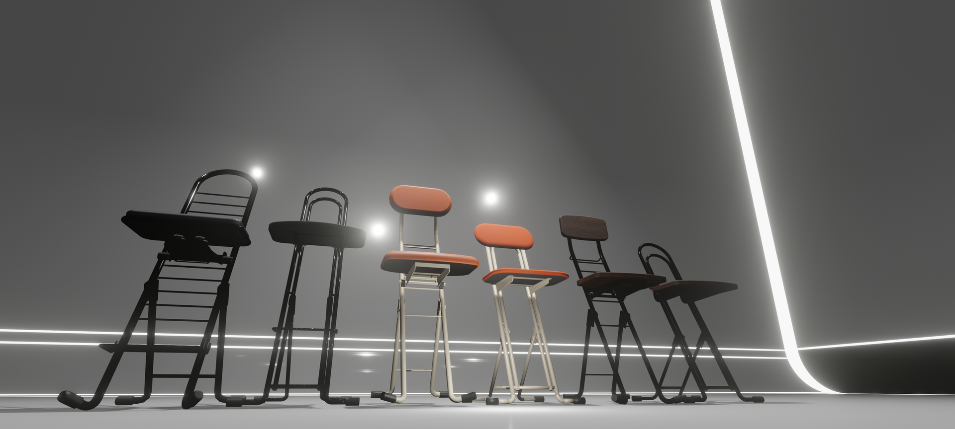 Folding Chairs with Quick-Adjust Height – Plateau Chair